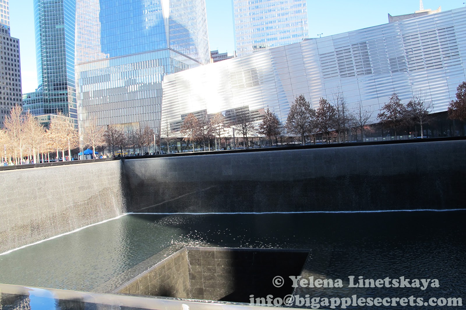 Big Apple Secrets: Reflecting Absence- September 11, 2001 memorial pools.