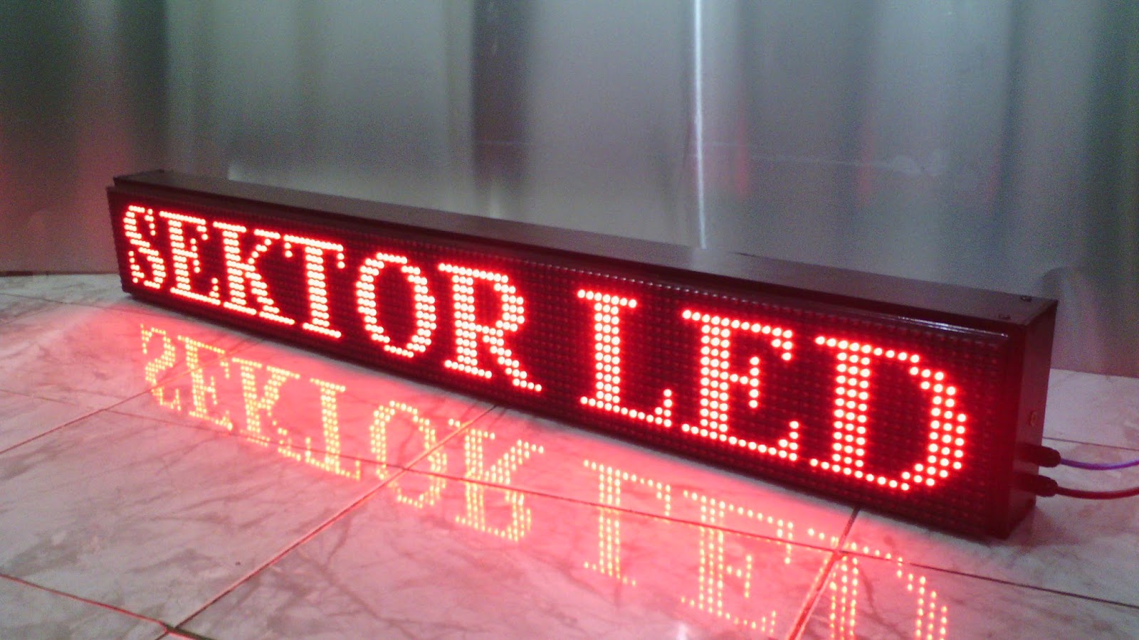 Sektor LED Jakarta: Running Teks dengan harga terjangkau