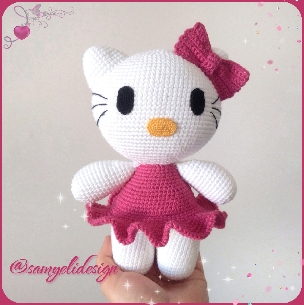 Samyelinin Örgüleri: HELLO KİTTY (Free Pattern)