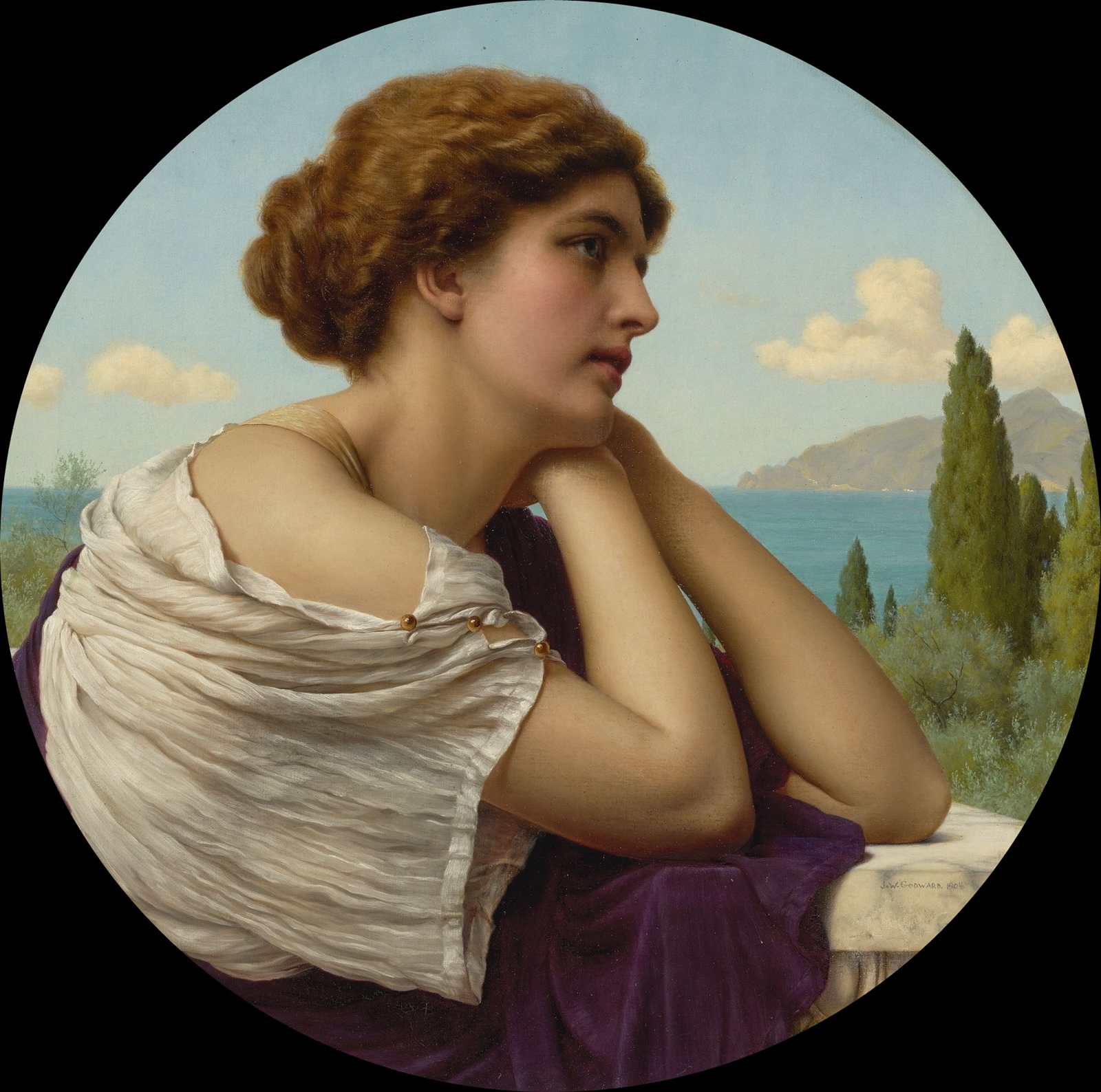 Tito CONTI (1842-1924) | Catherine La Rose ~ The Poet of Painting