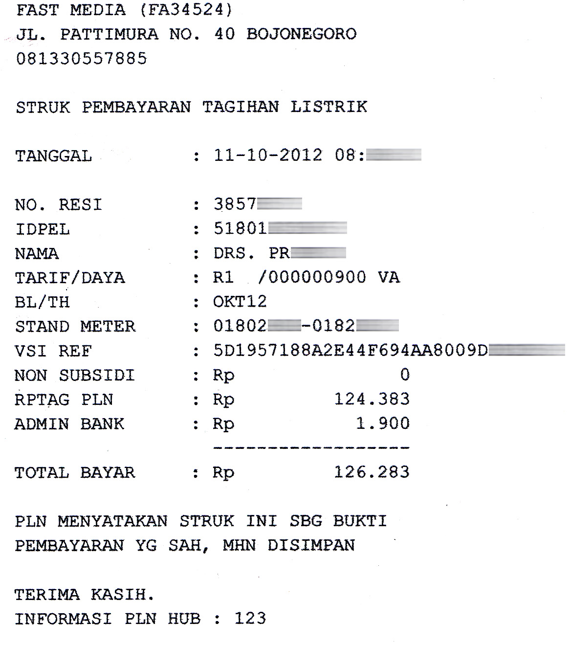 Power Tech Pusat IT Shop: Fast Media (Pulsa Elektrik & Pembayaran Online)
