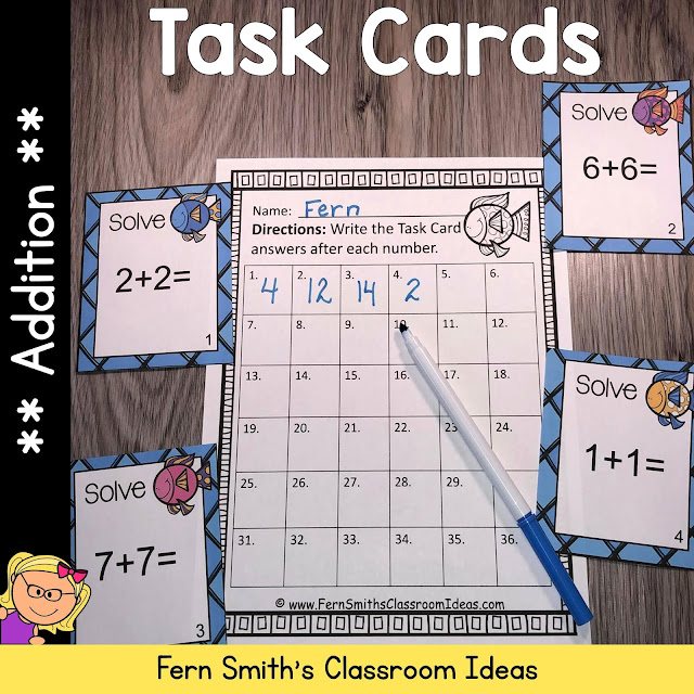 Do You Need Some Adorable Addition and Subtraction Task Cards to ...