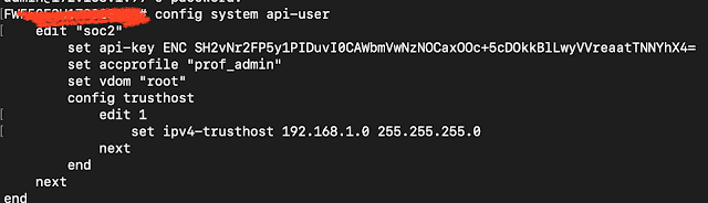 Ken Felix Security Blog: Howto Use FortiOS api-user