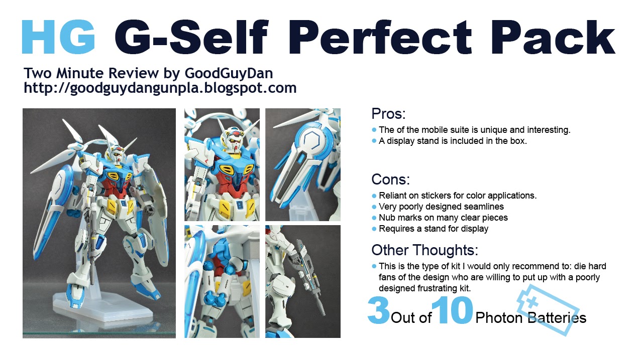 Two Minute Review: HG G-Self Perfect Pack