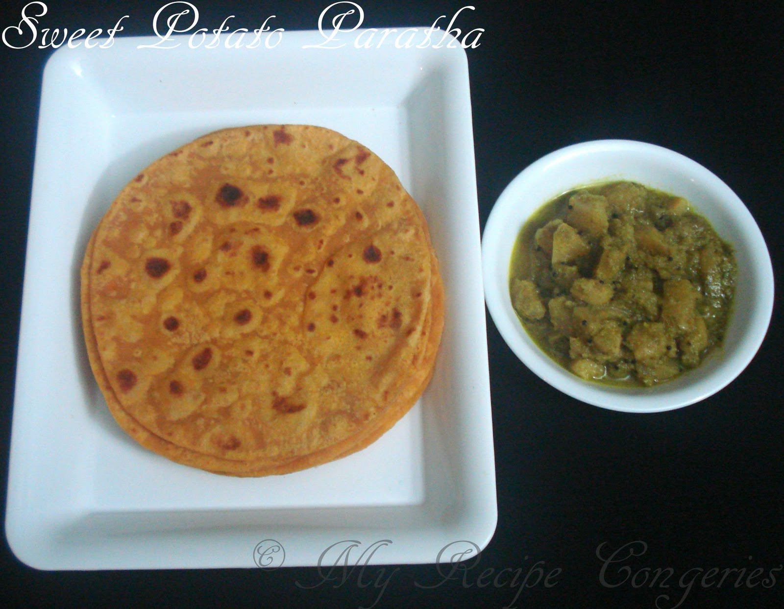 My Recipe Congeries: Sweet Potato Paratha