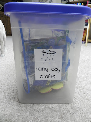 Shady Tree Diary: {Rainy Day Craft Box for Kids}