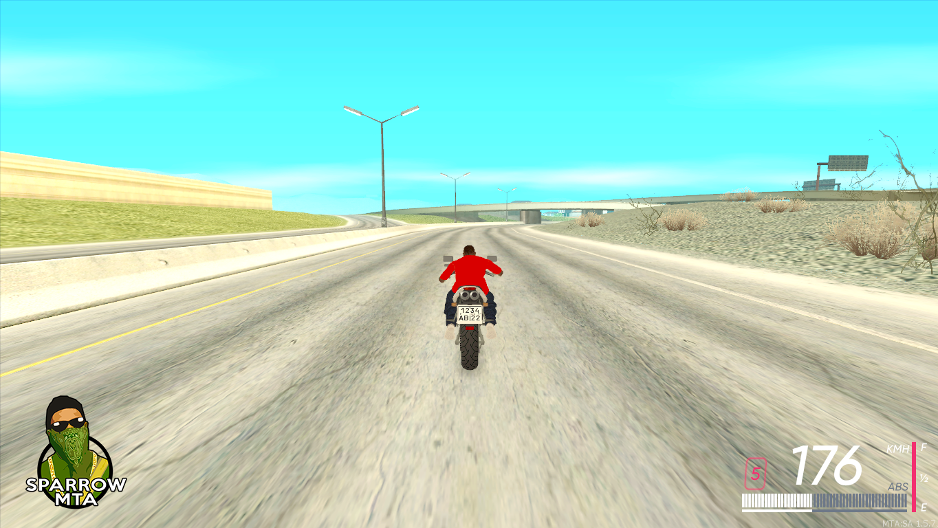 MTA SA Modern HUD Speed Scripti