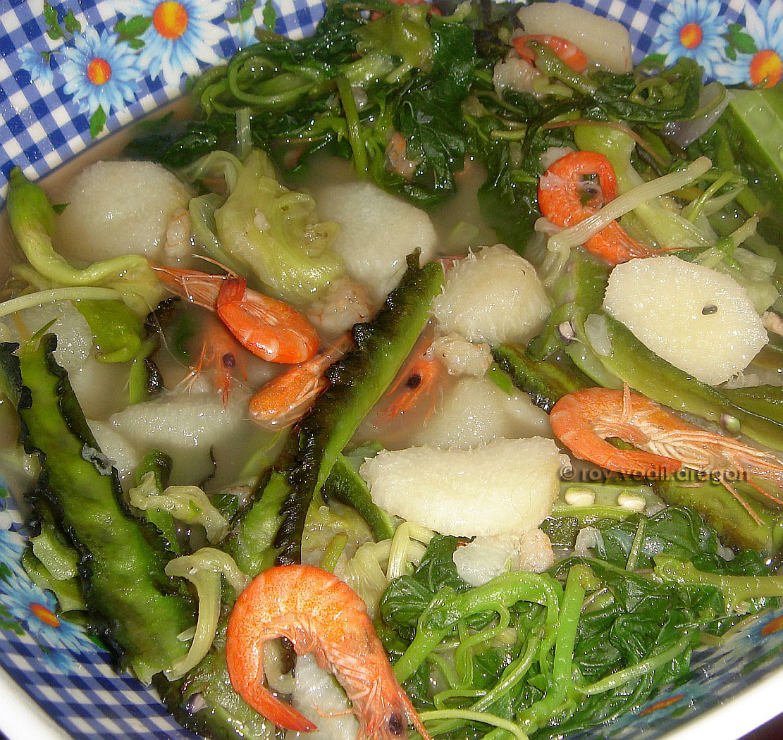 baradibud a tugi, lesser yam vegetable stew ~ PINAKBET REPUBLIC