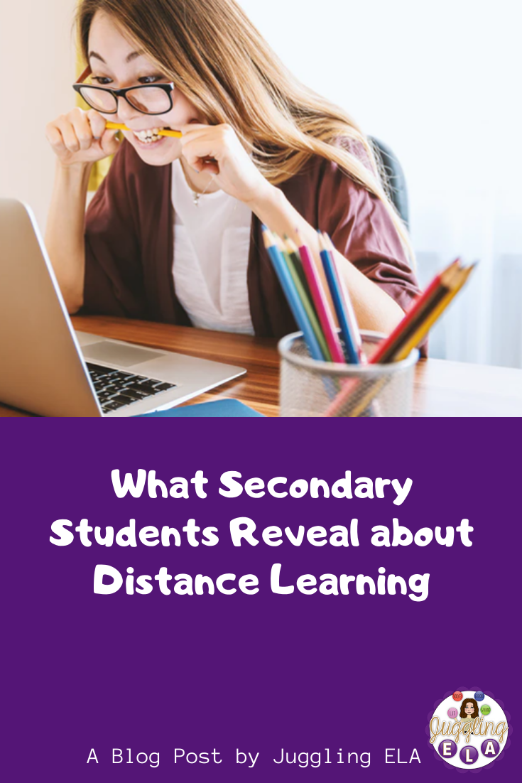 Juggling ELA: What Secondary Students Reveal about Distance Learning