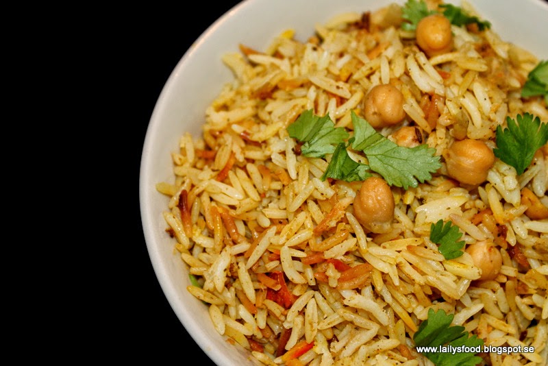 Chana Rice Pulao (Chickpeas Rice)