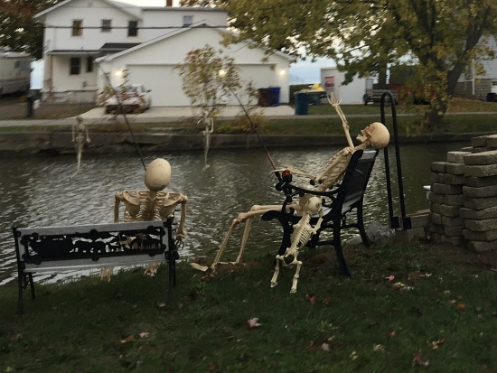 Runs for Cookies: Super Creative Skeleton Displays for Halloween! (repost)