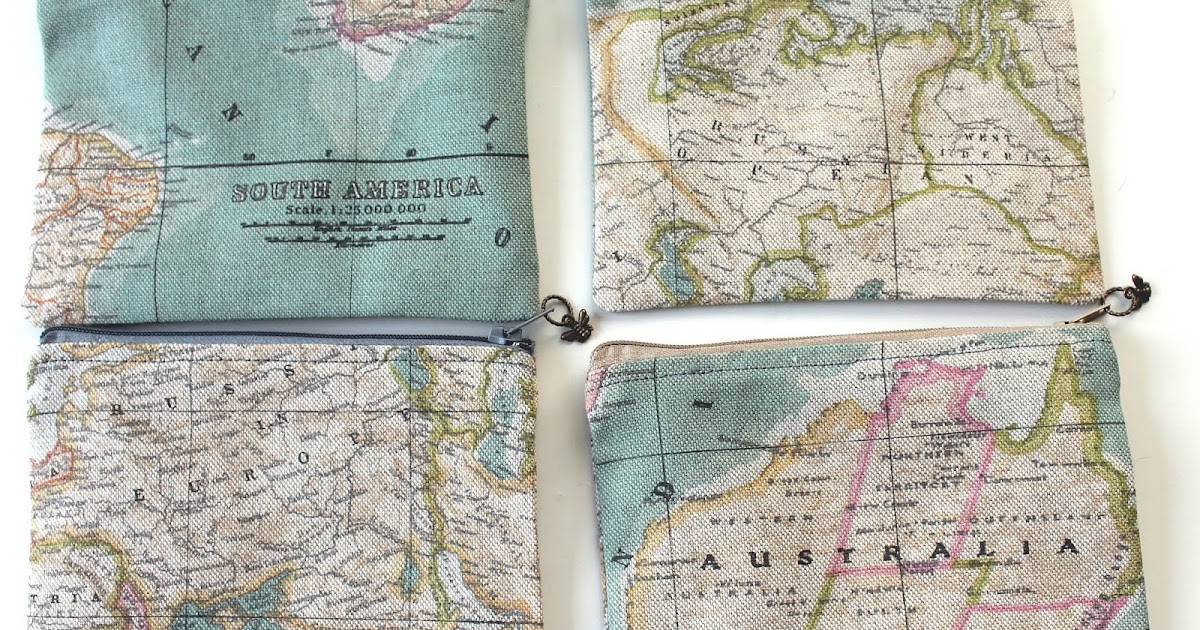 Dina Fragola: Map pouches