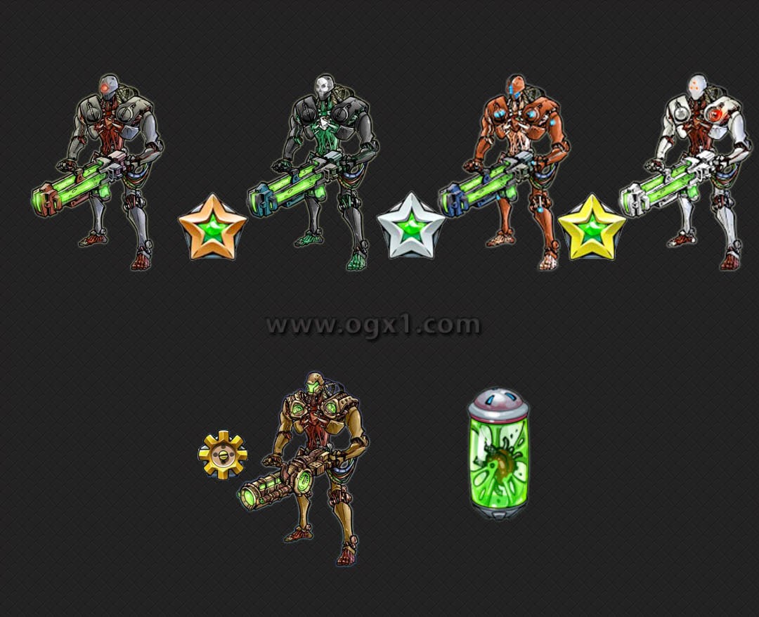 Dead Bot - Mutants: Genetic Gladiators Cross Breed