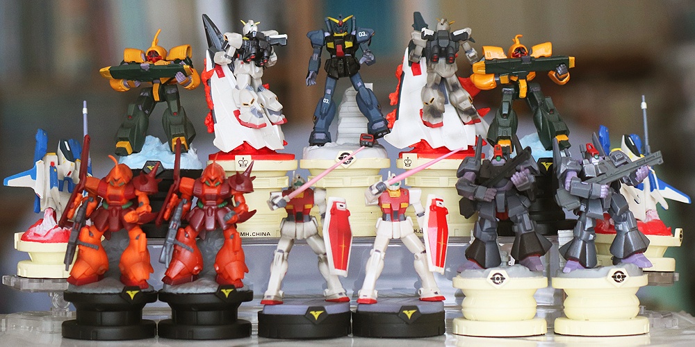 Gundanium Gateway: MegaHouse Chess Piece Collection : Mobile Suit Zeta ...