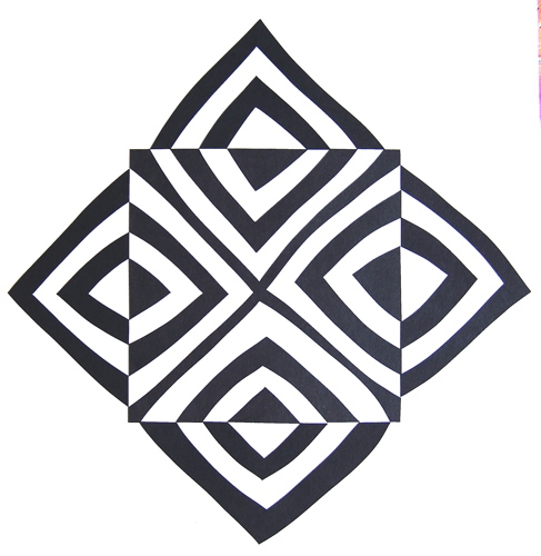 Art Dolls & Textiles by Jennifer Gould: The Expanded Square