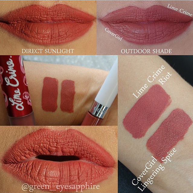 Dupethat: Lime Crime Riot Dupes