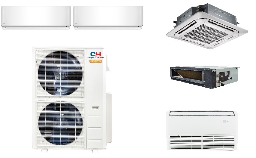 All New Mini Split Ductless HeatPump Systems: 2x24000 Btu Hyper Heat Pump in Minisplitwarehouse.com