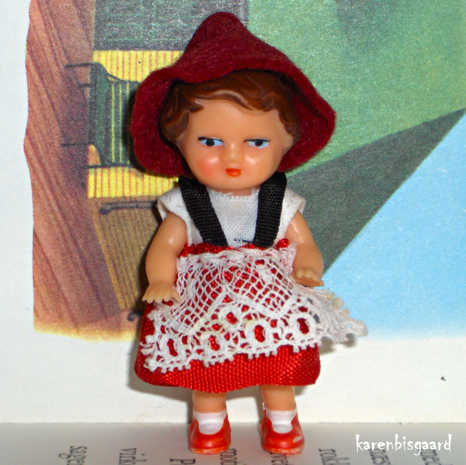 Karen`s Vintage Dolls Photography.: Ari toddler dolls collection 7 cm high.