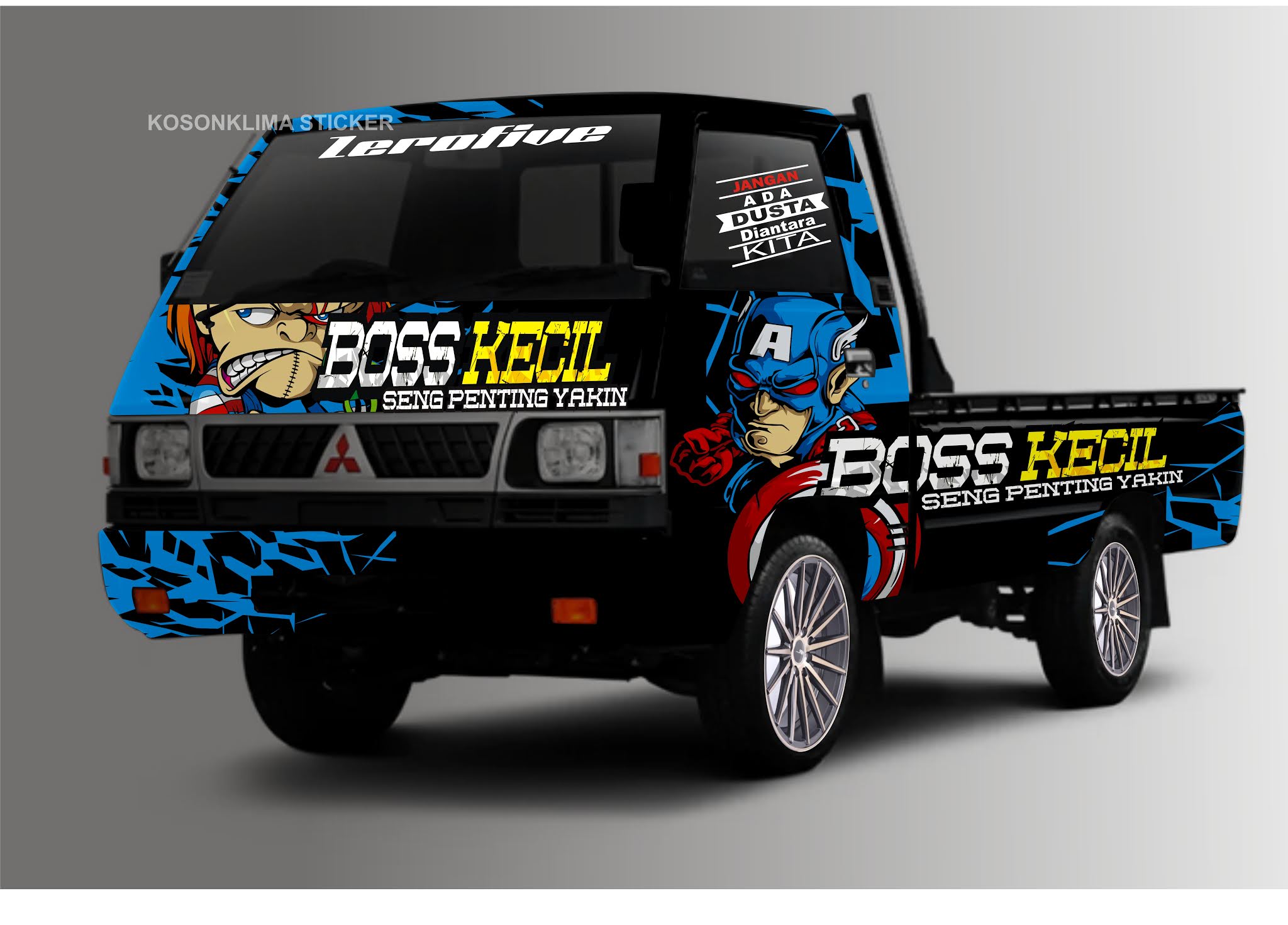 kosonklima sticker: decal l300 design