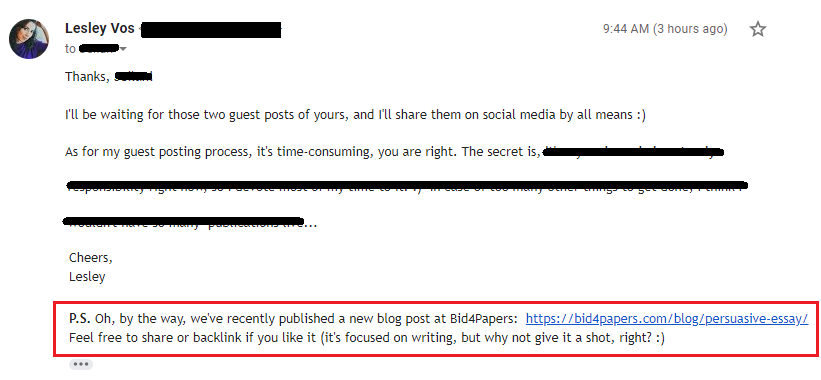 How To Write Ps In A Letter ~ Thankyou Letter