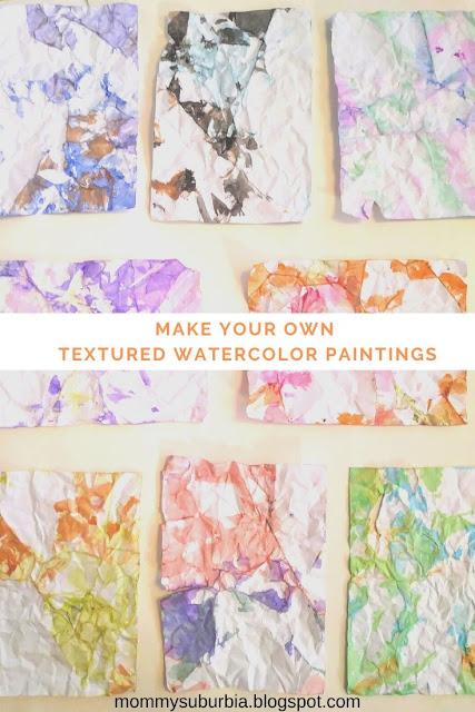 Mommy Suburbia: Simple & Fun Watercolor Process Art Project For Kids