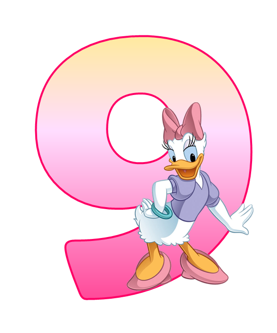 Kits imprimibles gratis : Abecedario y números Daisy