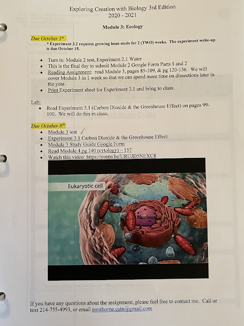 Homeschool Happenings: Apologia Biology