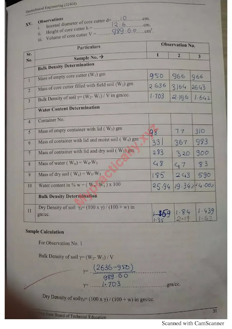 22404 Geotechnical Engineering Solved Lab Manaul All Practical | Msbte Solved Lab Manuals ...