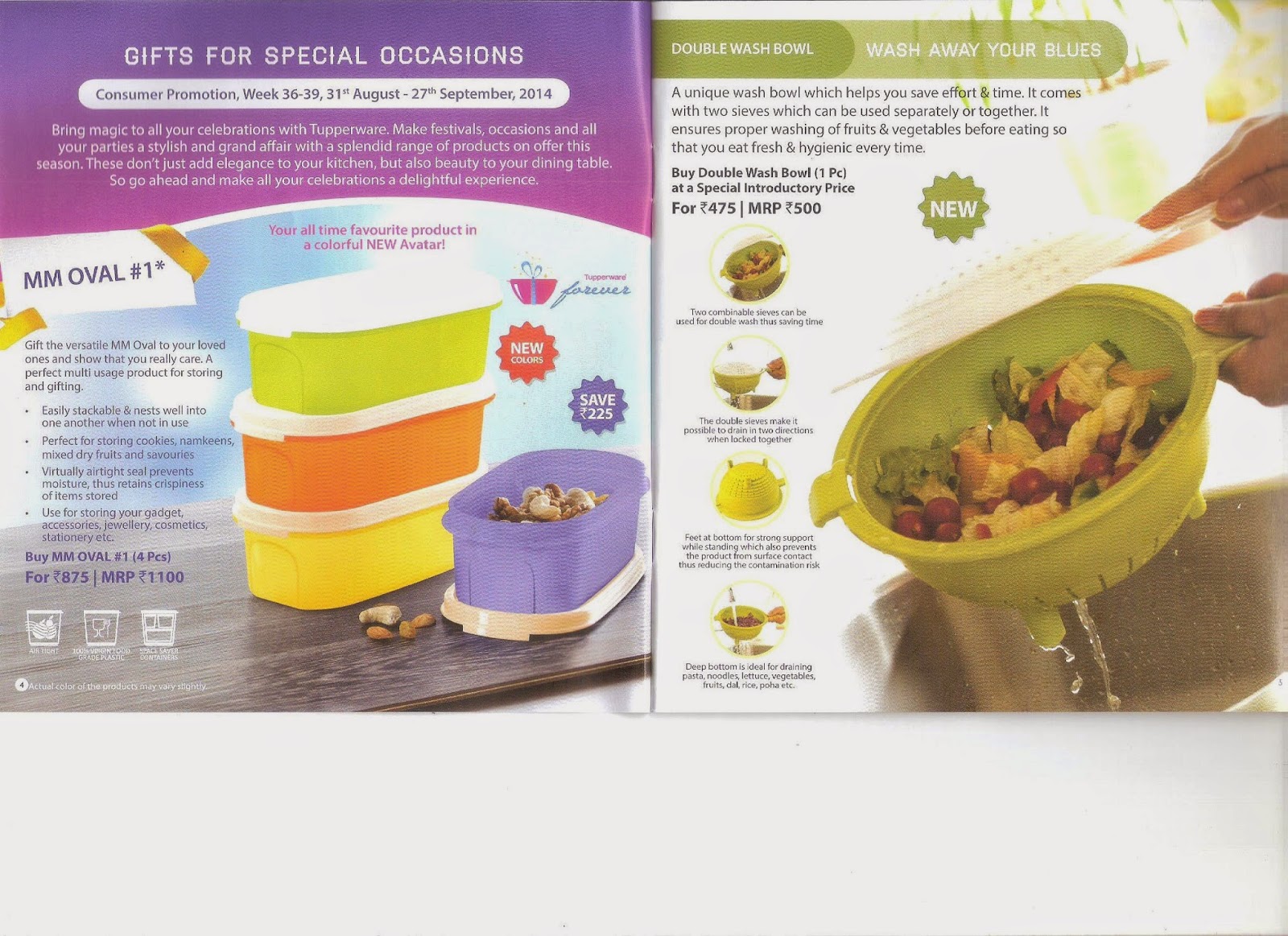 Tupperware Hyderabad: Tupperware India September Consumer Flyer 2014