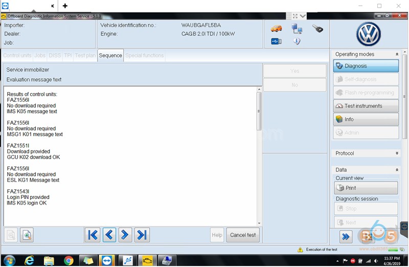 Review on ODIS VW Audi Skoda Seat Online Coding - Auto Diagnostic Tool ...