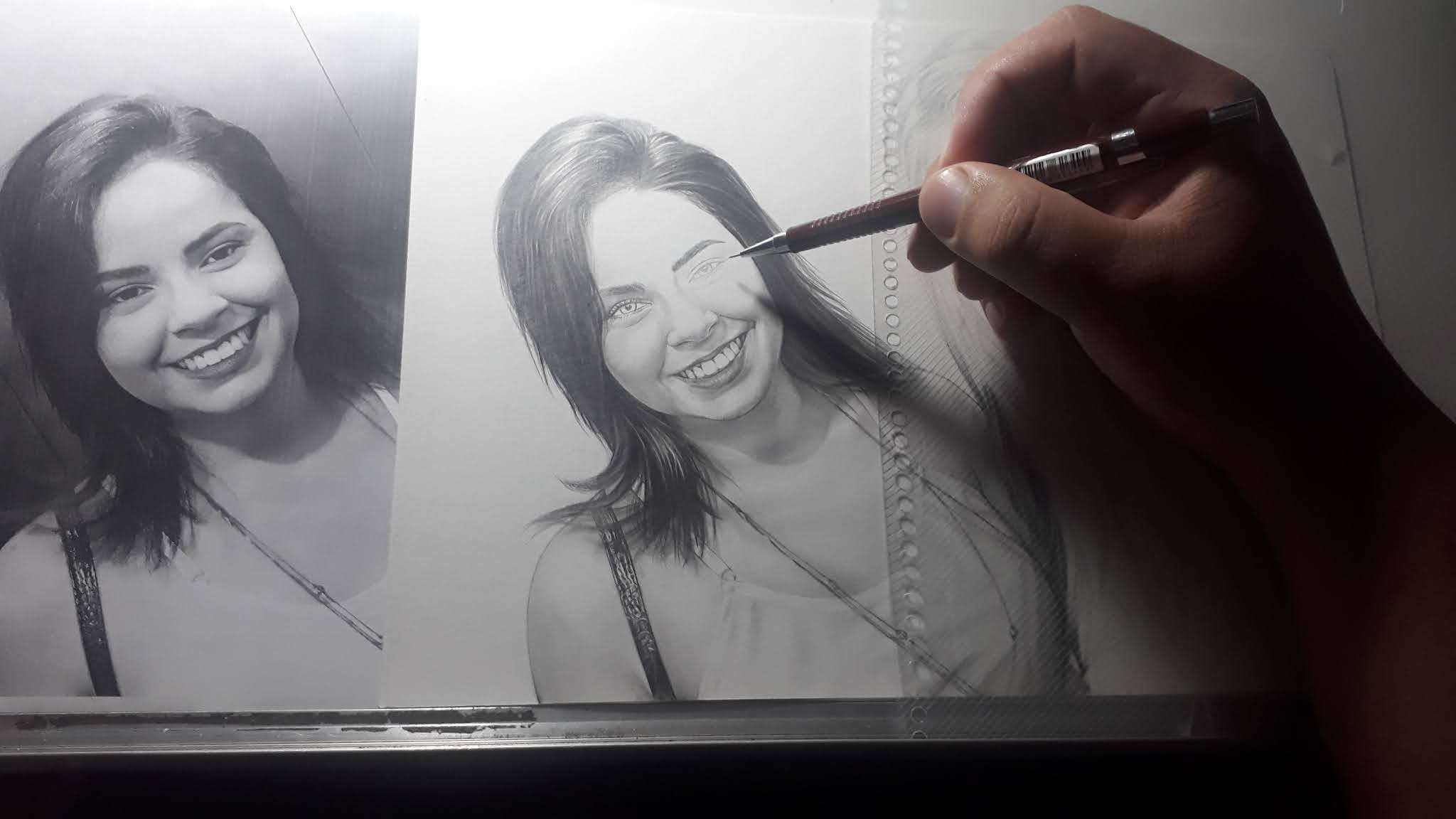 Danilo Sá - Artes: Encomenda de Desenho Realista - Amor