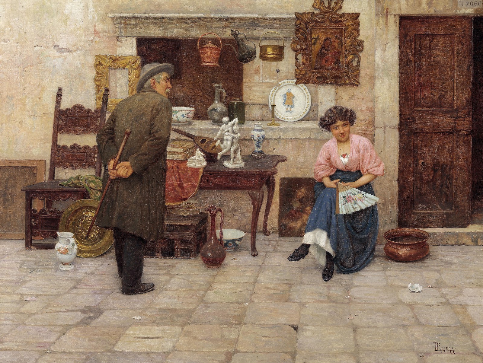 Luigi Pastega | Genre painter | Tutt'Art@ Masters