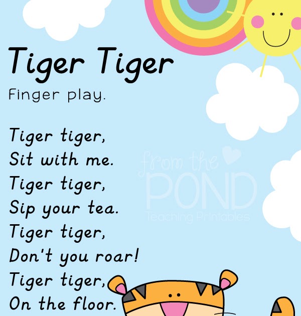 Tiger Finger Play | From the Pond