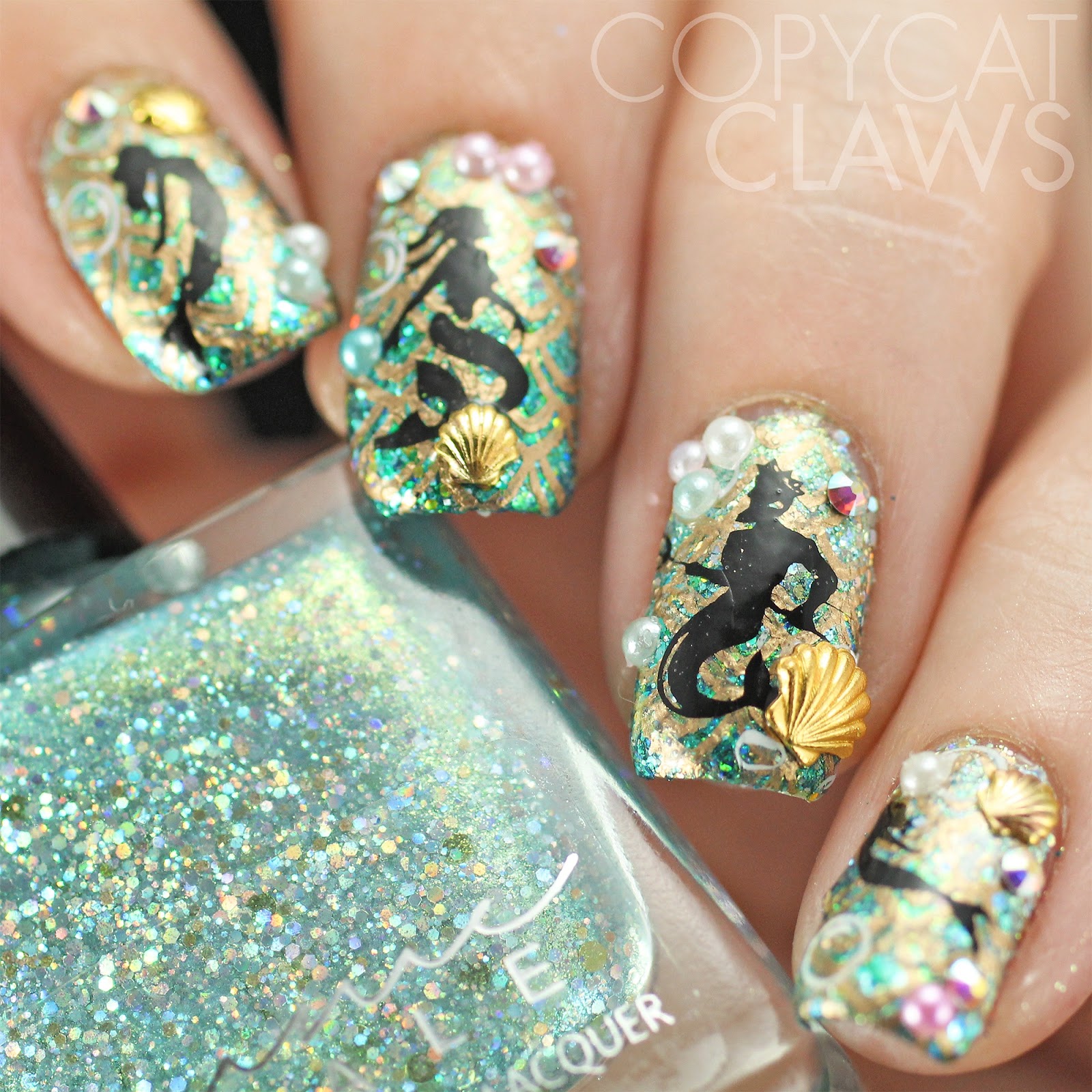 Copycat Claws: The Digit-al Dozen does Whimsy - Mermaids