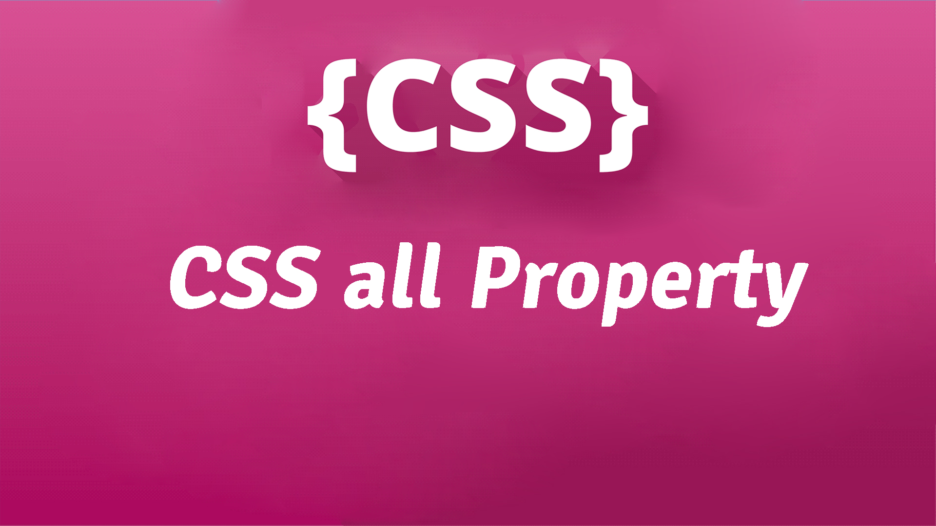 CSS all Property