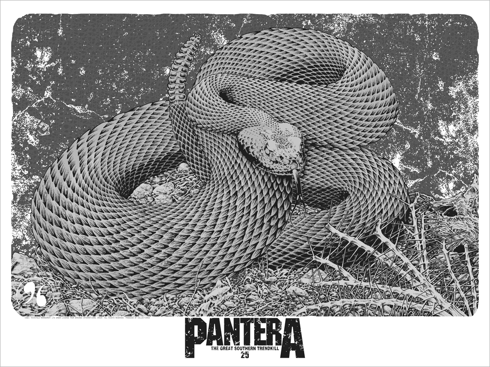 INSIDE THE ROCK POSTER FRAME BLOG: Pantera The Great Southern Trendkill ...