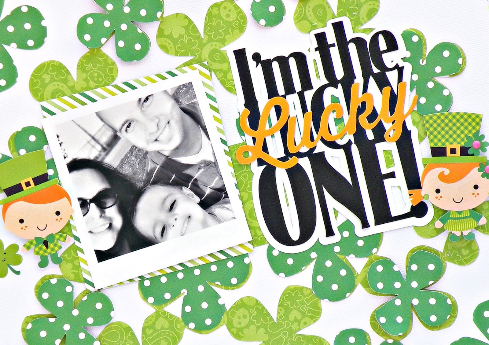 Doodlebug Design Inc Blog: Happy-go-Lucky: I'm the Lucky One Layout