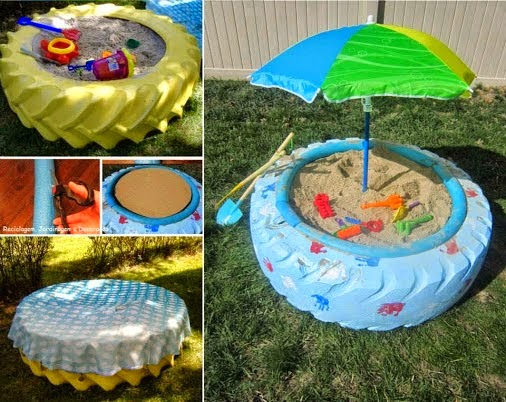 Idea recycle Tayar Terbuang # 1 Nurul Hidayah's Deary Diary