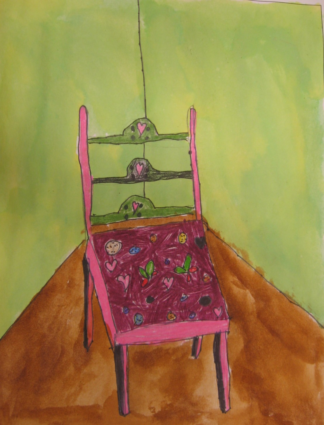 3rd grade van Gogh Chairs