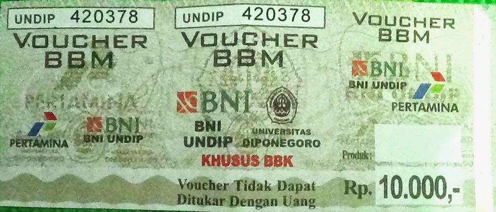 BBM Naik, Jokowi Punya ''Kartu Sakti'', Undip Punya ''Kupon Sakti''