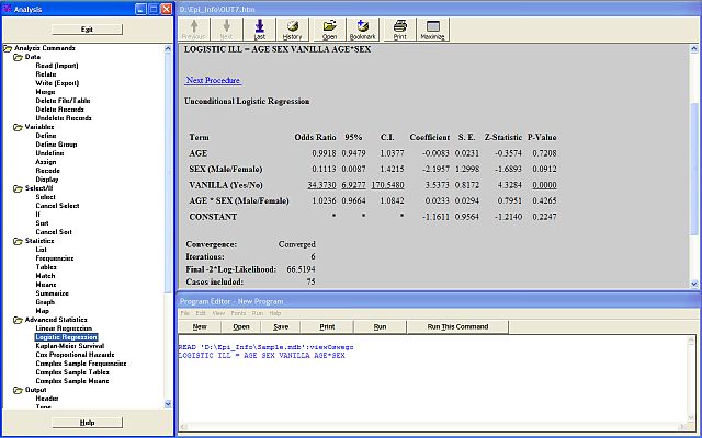 ONLINE HEALTH INFORMATION SCIENCE : Epi Info