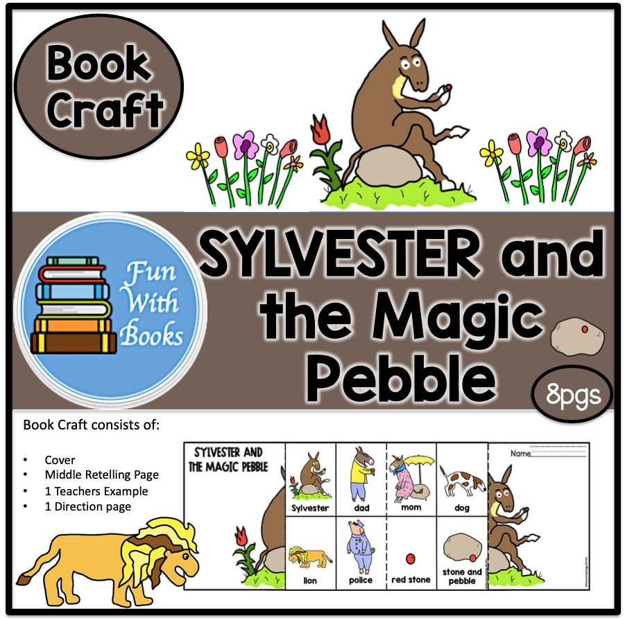 SYLVESTER AND THE MAGIC PEBBLE BOOK CRAFT ~ Book Units by Lynn