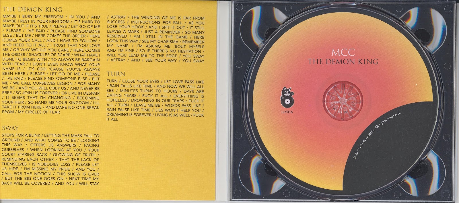 Musik på CD: MCC (Magna Carta Cartel)- The Demon King 2017