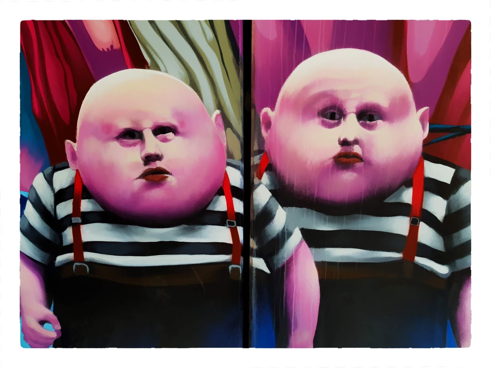 A picture a day: Tweedledee and Tweedledum. Fat little boys who like ...