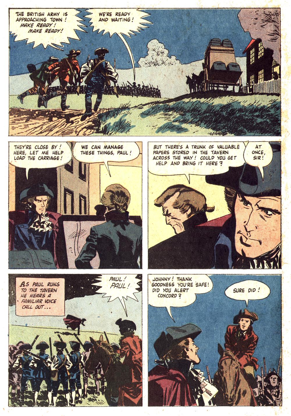 The ALEX TOTH archives: TOTH - FOUR COLOR COMICS 0822-Paul Revere's ...