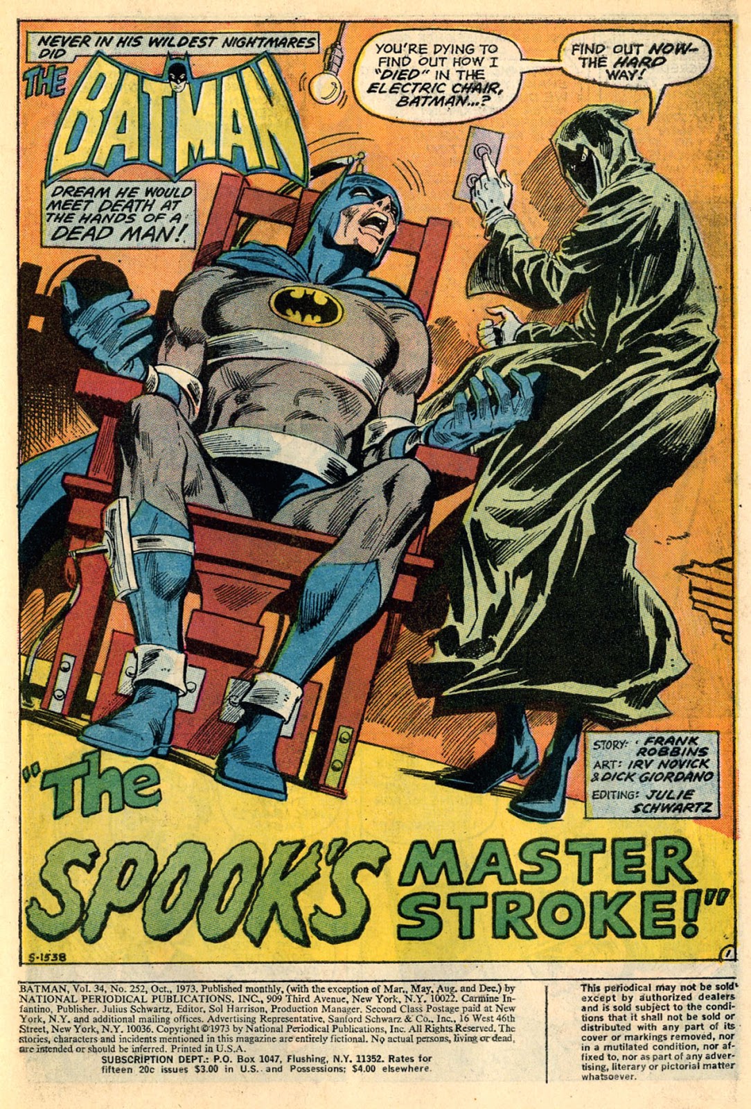 Diversions of the Groovy Kind: Making a Splash: The Haunted Batman