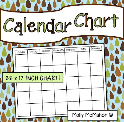 Lessons by Molly: Using Technology to Create a Classroom Calendar Chart