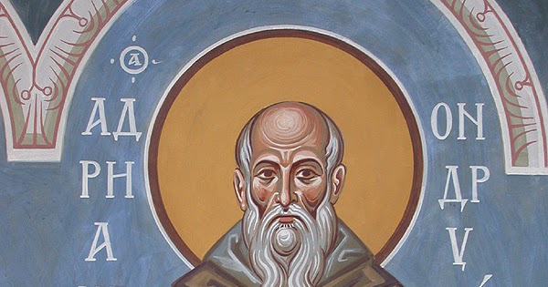 Saint January 9 : St. Adrian of Canterbury the Famous Abbot who was ...
