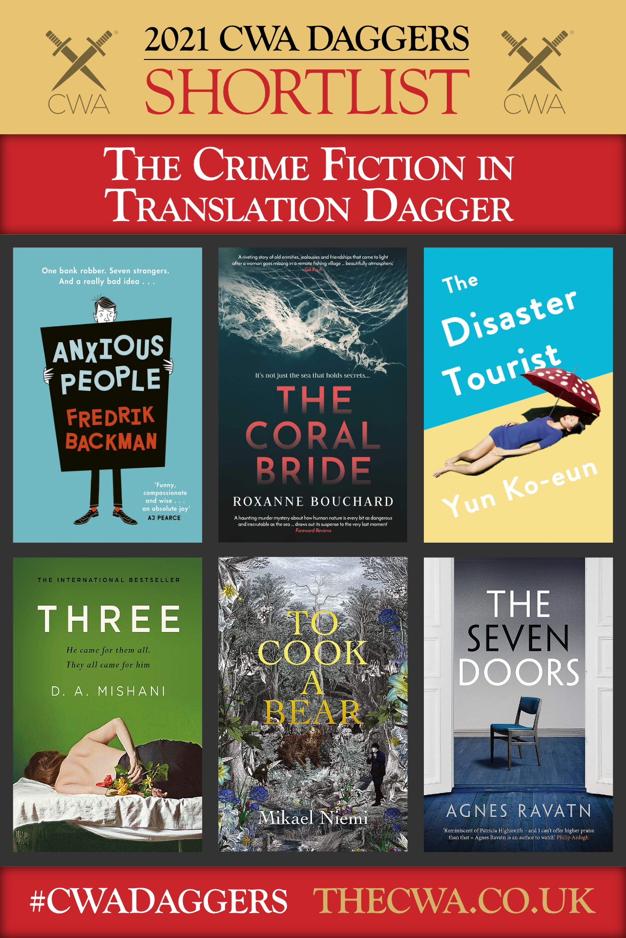 SHOTSMAG CONFIDENTIAL: CWA Dagger Awards Shortlists Announced