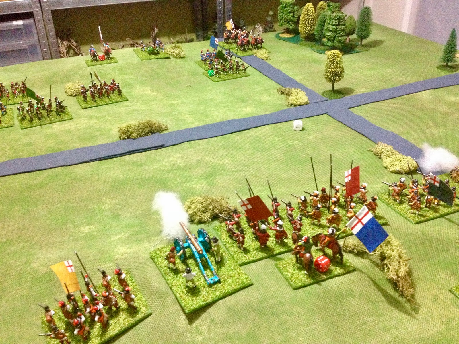 Grid based wargaming - but not always: Beginning the ECW Campaign